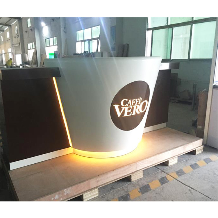 Modern cafe bar counter design professional price-Onebest Furniture