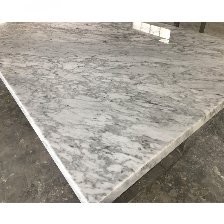 Carrara Marble Stone Top Conference Table Stainless Steel Base-Shenzhen ...