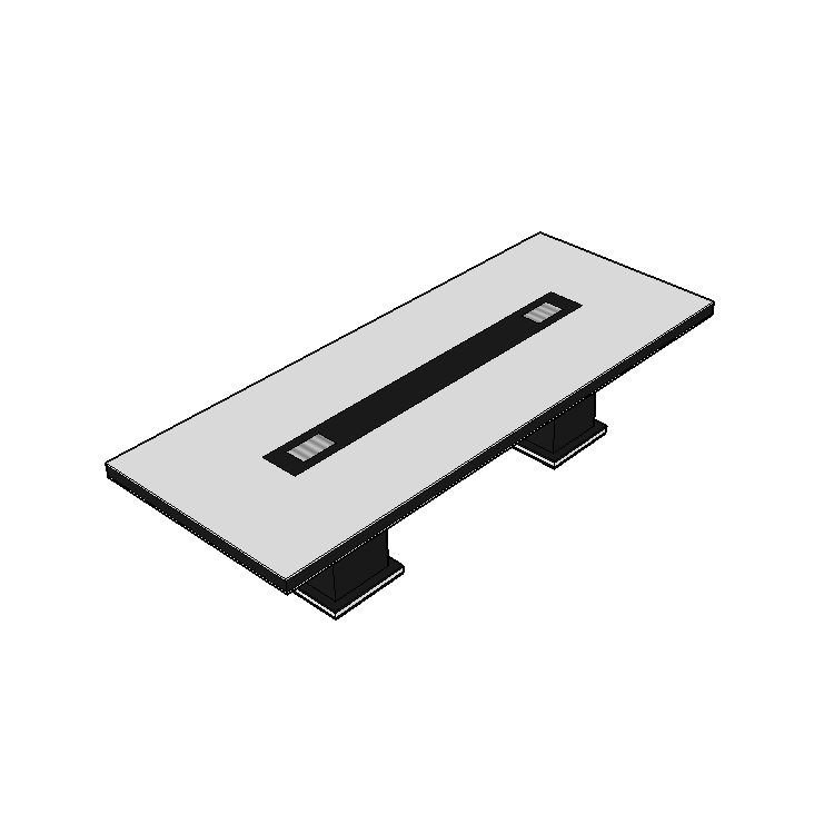 Modern Meeting Table Design Conference Table with Outlets-Onebest Furniture