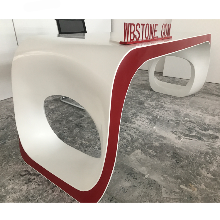 One person color optional white office table executive-Onebest Furniture