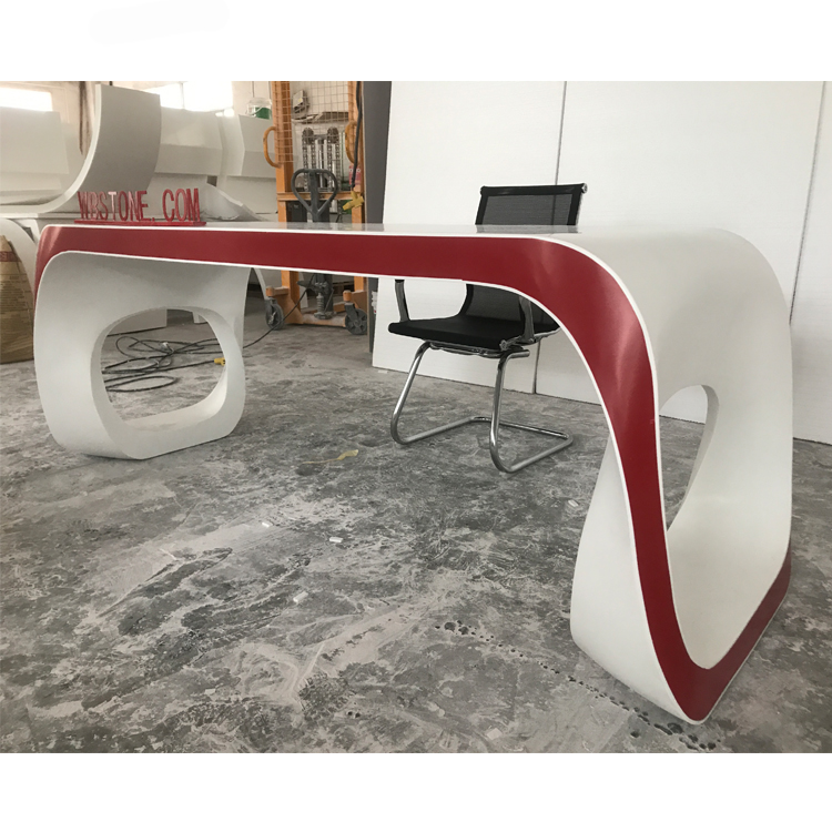 One person color optional white office table executive-Onebest Furniture