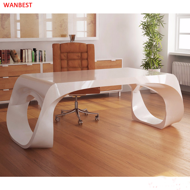 One person color optional white office table executive-Onebest Furniture