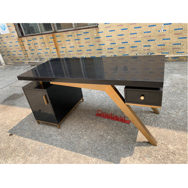 New Black Home Office Study Desk Working Table-Onebest Furniture