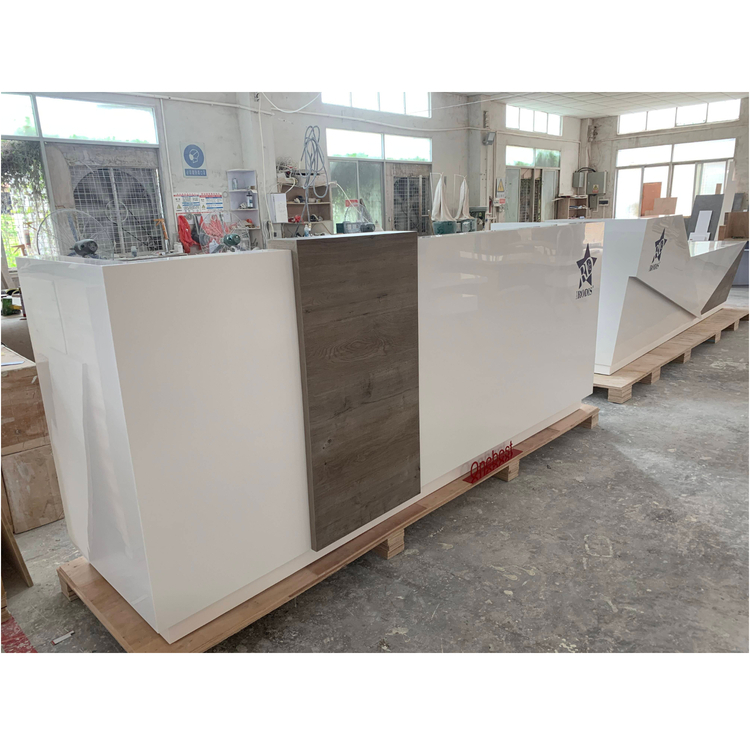 Fashion Style Custom Design Marble Reception Desk-Onebest Furniture