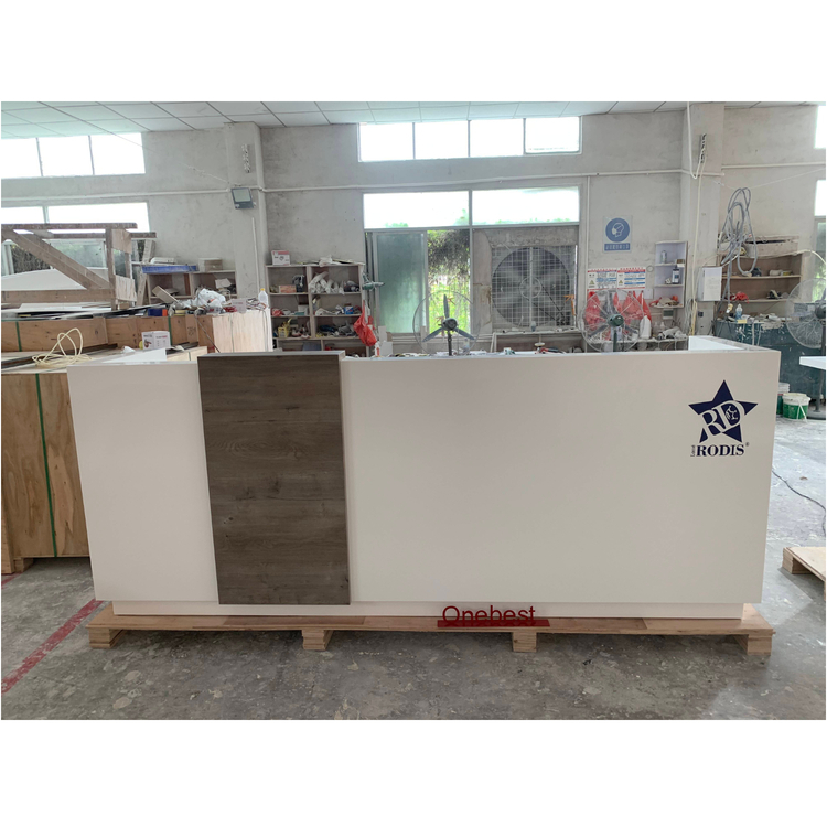Fashion Style Custom Design Marble Reception Desk-Onebest Furniture