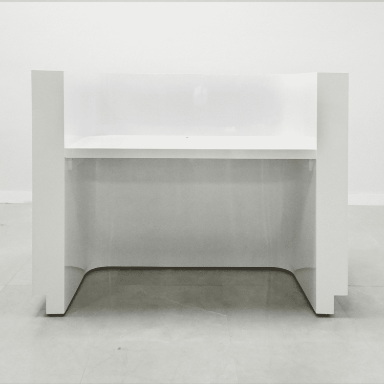 Small Size Round Corner Reception Desk Fashion Office Computer Desk ...