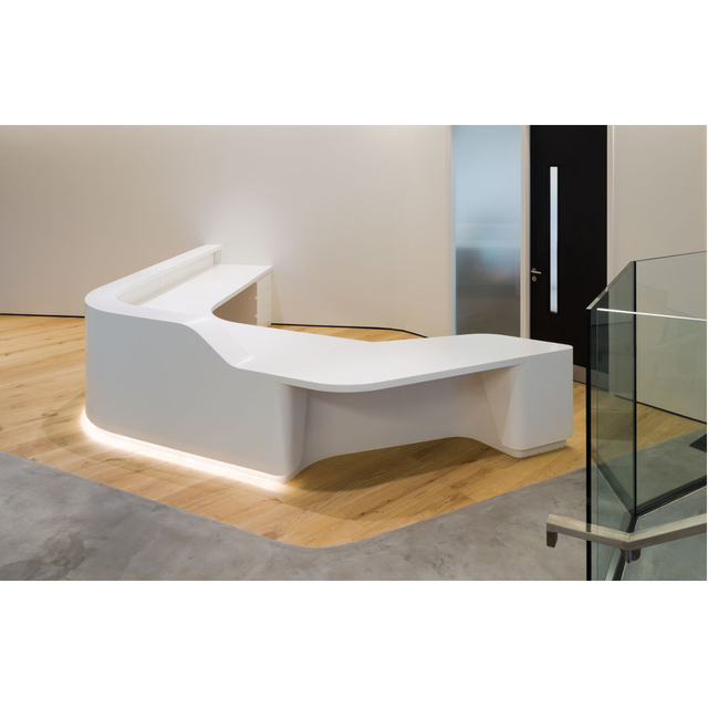 Vietnam Design High Reception Desk Size Led Counters-Shenzhen Onebest ...