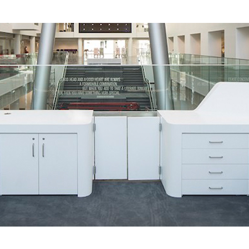 Large Size Tourist Attraction Ticket Counter Modern Reception Desk ...
