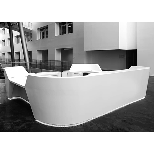 Large Size Tourist Attraction Ticket Counter Modern Reception Desk ...