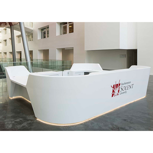 Large Size Tourist Attraction Ticket Counter Modern Reception Desk ...