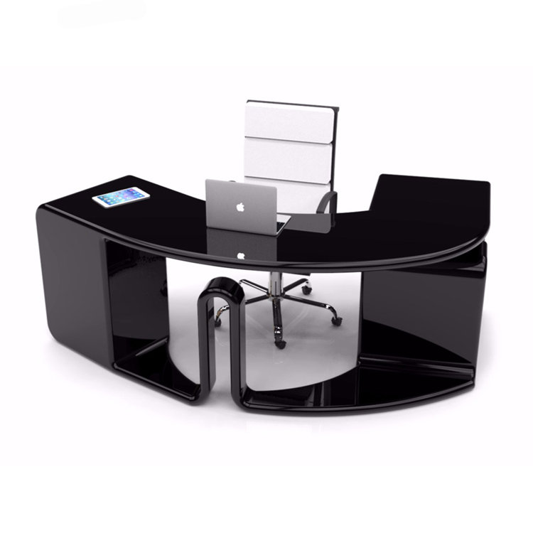 Circle shaped round small home office table-Shenzhen Onebest Furniture ...